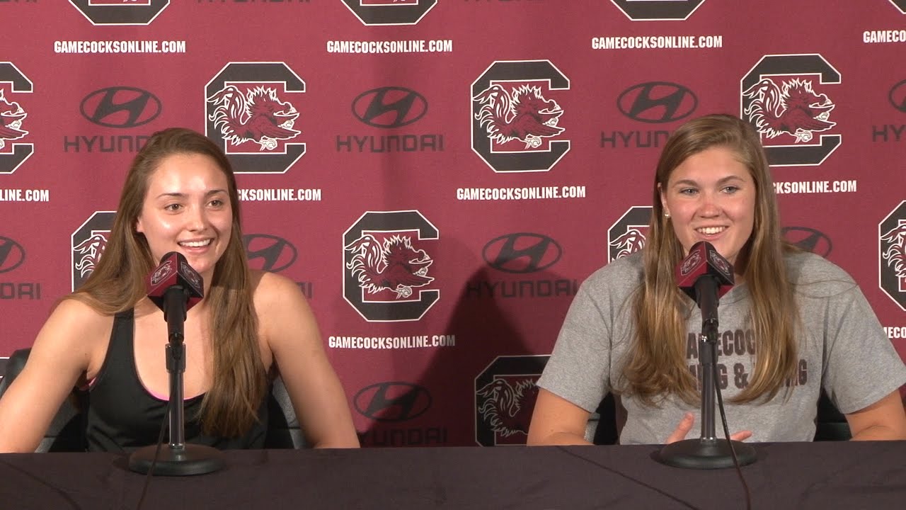 Gamecock Swimming's Emma Barksdale and Taylor Worrell — 6/14/16 - YouTube