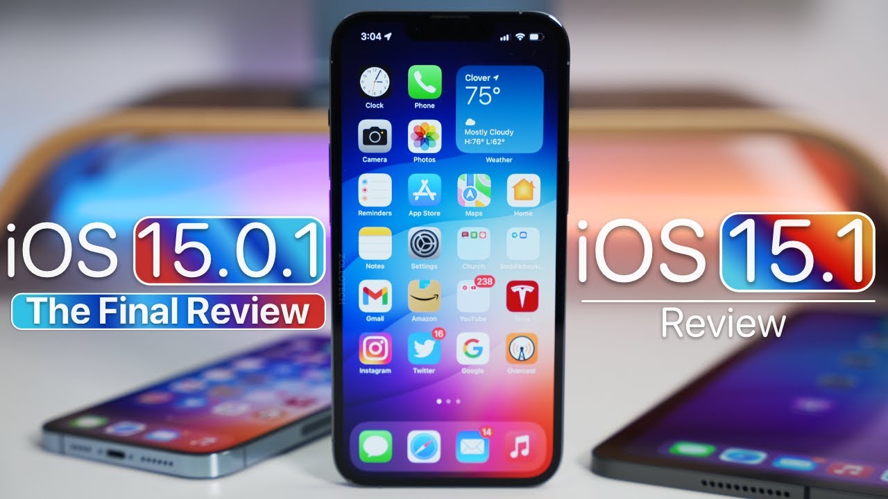 iOS 15.1 coming soon and iOS 15.0.1 Final Review - YouTube
