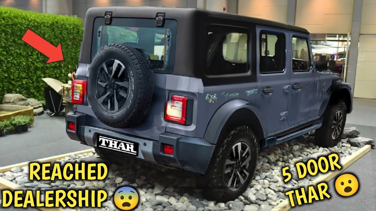 2024 Thar 5 DOOR Production Ready Model LEAKED 😱 Interior | Alloy ...