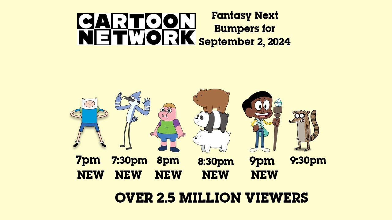 Cartoon Network Fantasy Next Bumpers for September 2, 2024 - YouTube