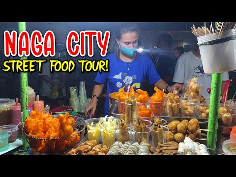 NAGA CITY Street Food Tour | Night Walk & Filipino Street Foods of Camarines Sur, Bicol Philippines