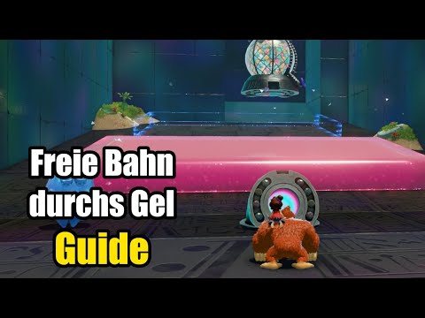 Alle Bananen in Freie Bahn durchs Gel von Donkey Kong Bananza