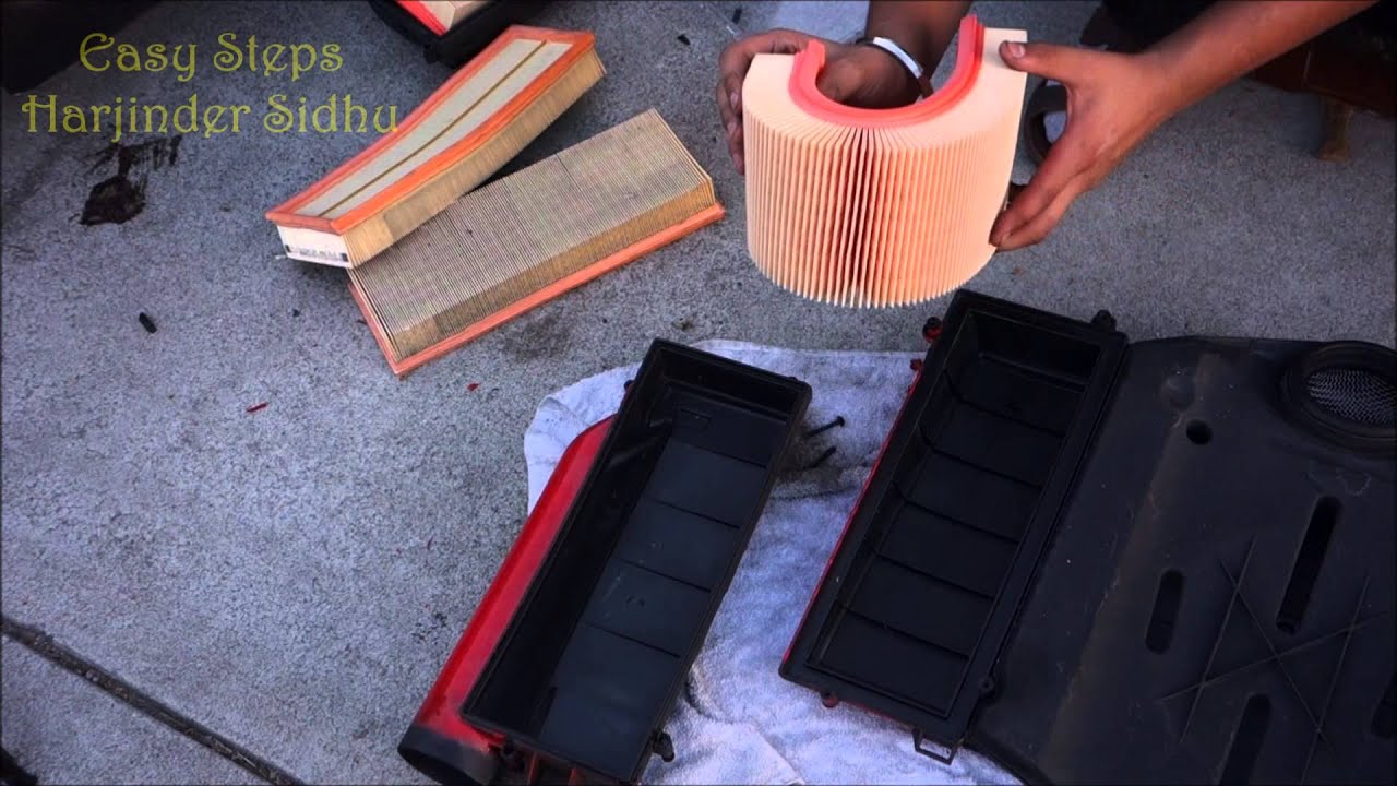 How to change Air Filter on a Mercedes CLK Class | W209 | C209 - YouTube