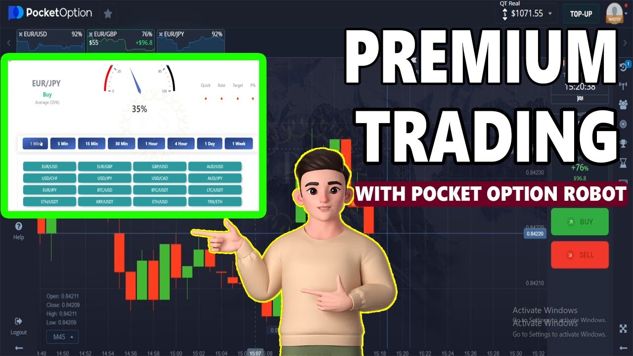 Premium Trading With Pocket Option Robot V-24 Pro - Premium Signals Robot - YouTube