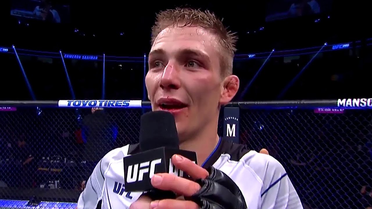 Cameron Saaiman Octagon Interview | UFC 285 - YouTube