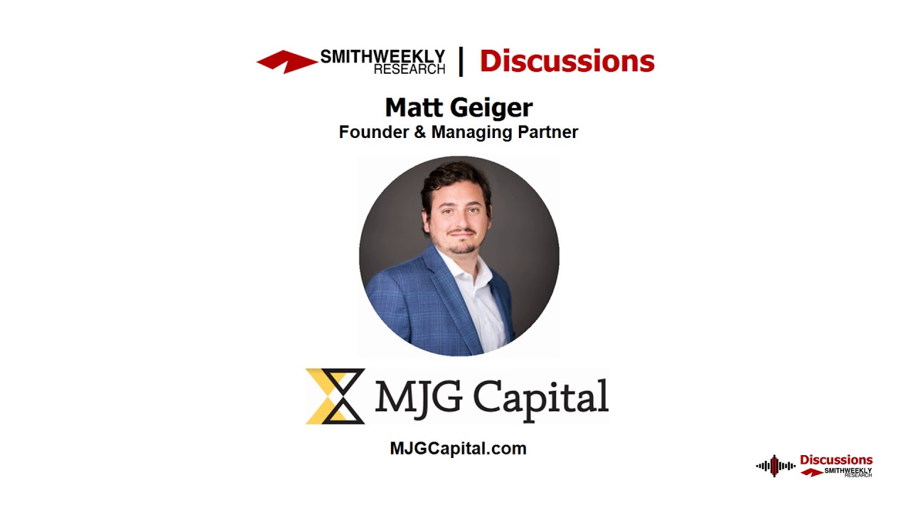 Discussion with Matt Geiger | MJG Capital Fund - YouTube