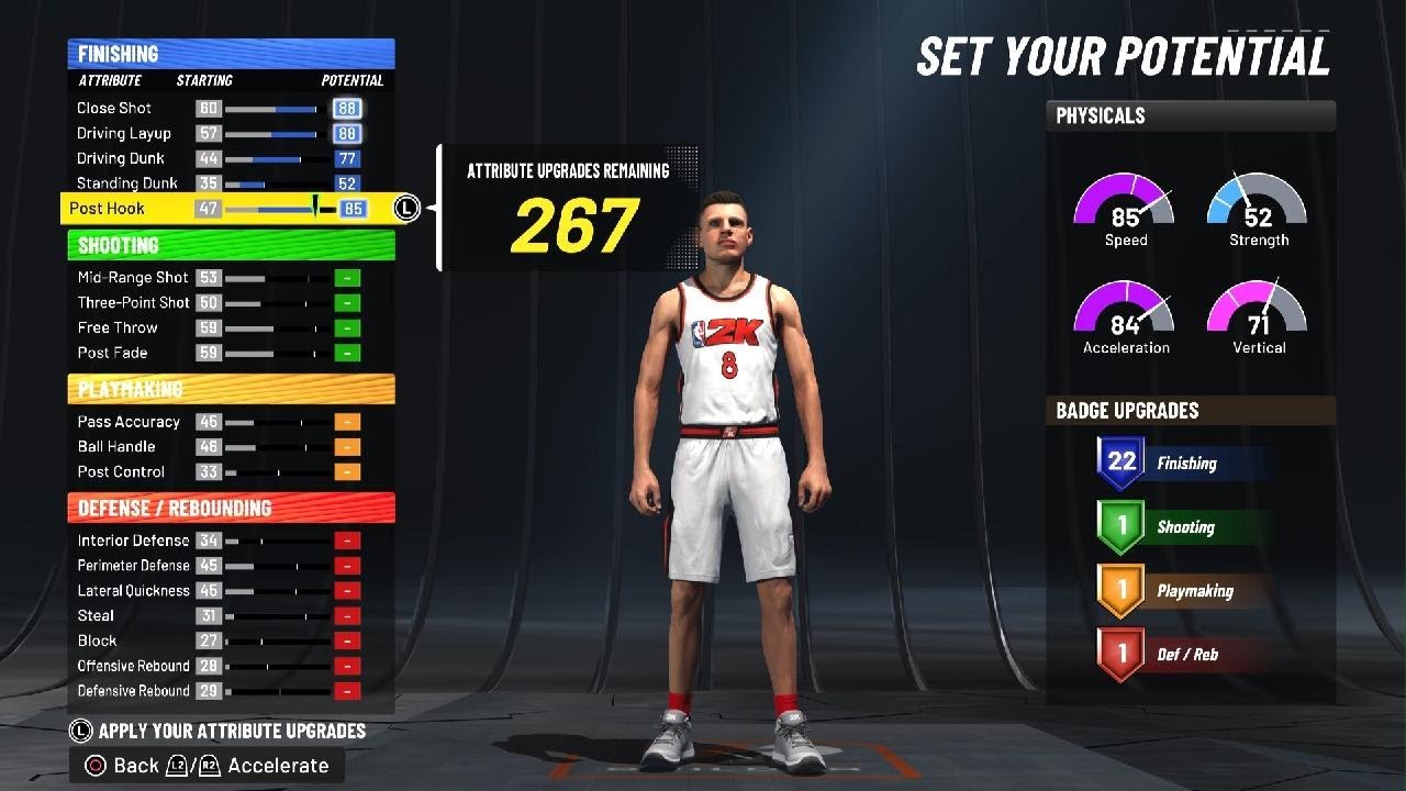NBA 2K22 61 Badge Slashing Playmaker Build! - YouTube