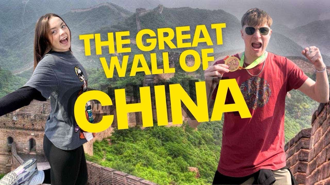 Climbing the great wall of China and exploring Beijing palaces ...
