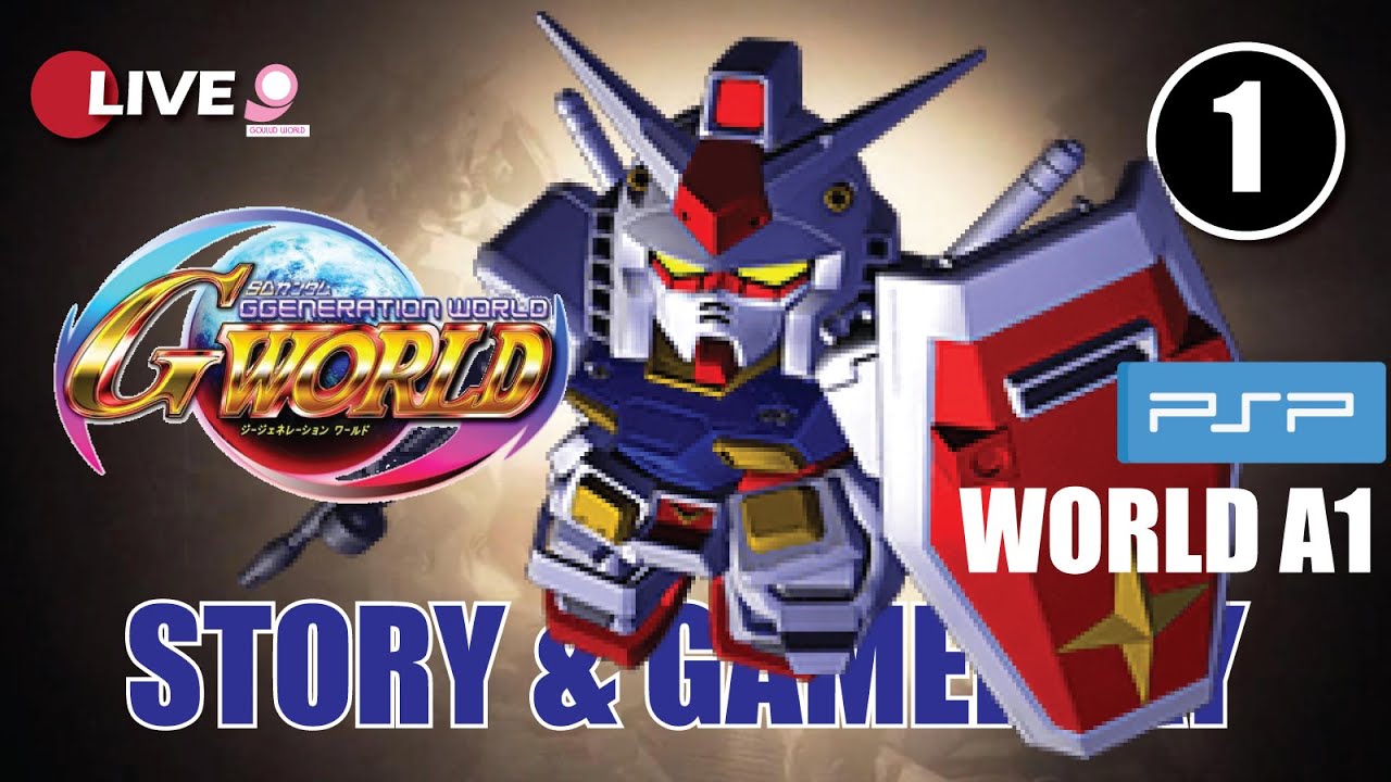 🔴Live SD G Generation G World / Story & Gameplay / World A1 / PSP - YouTube