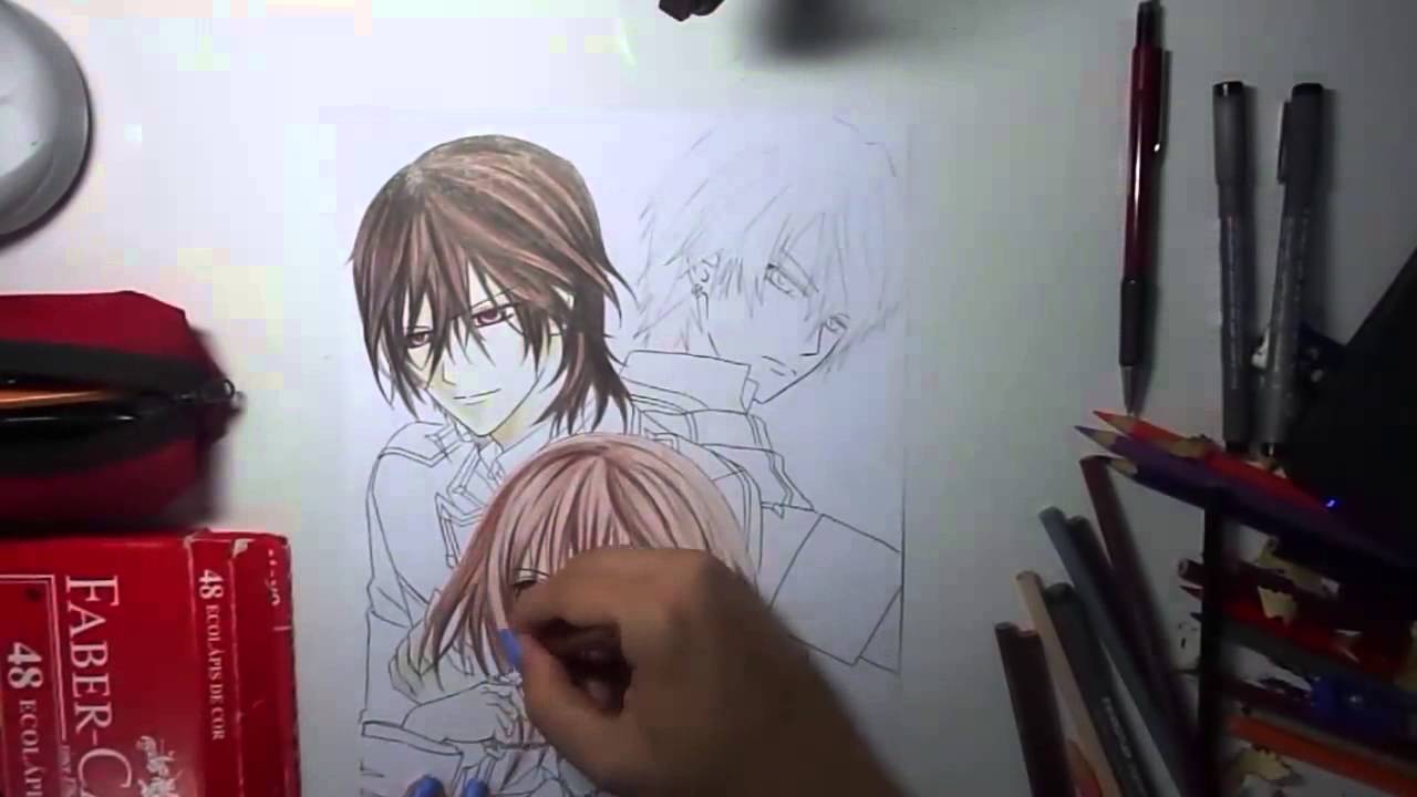Speed Drawing - Vampire Knight - YouTube