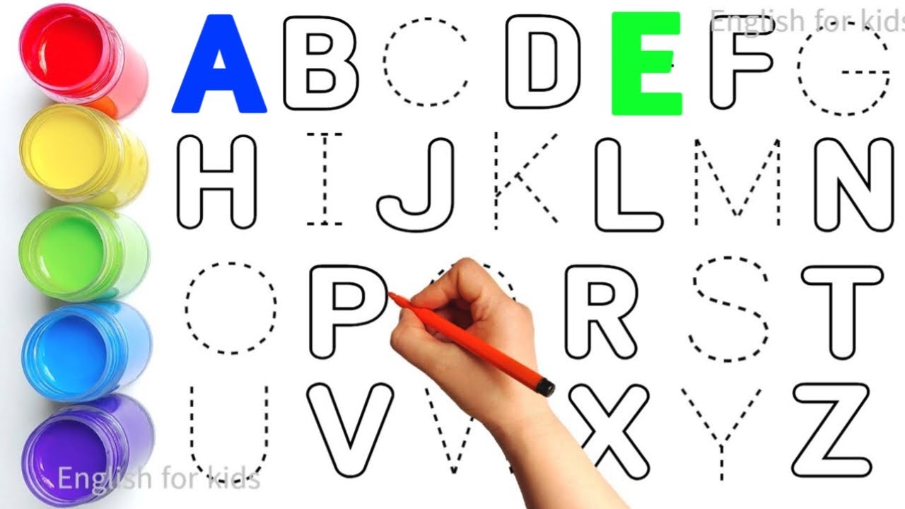 Learn ABCD Alphabets and numbers counting 123.Shapes for kids and ...