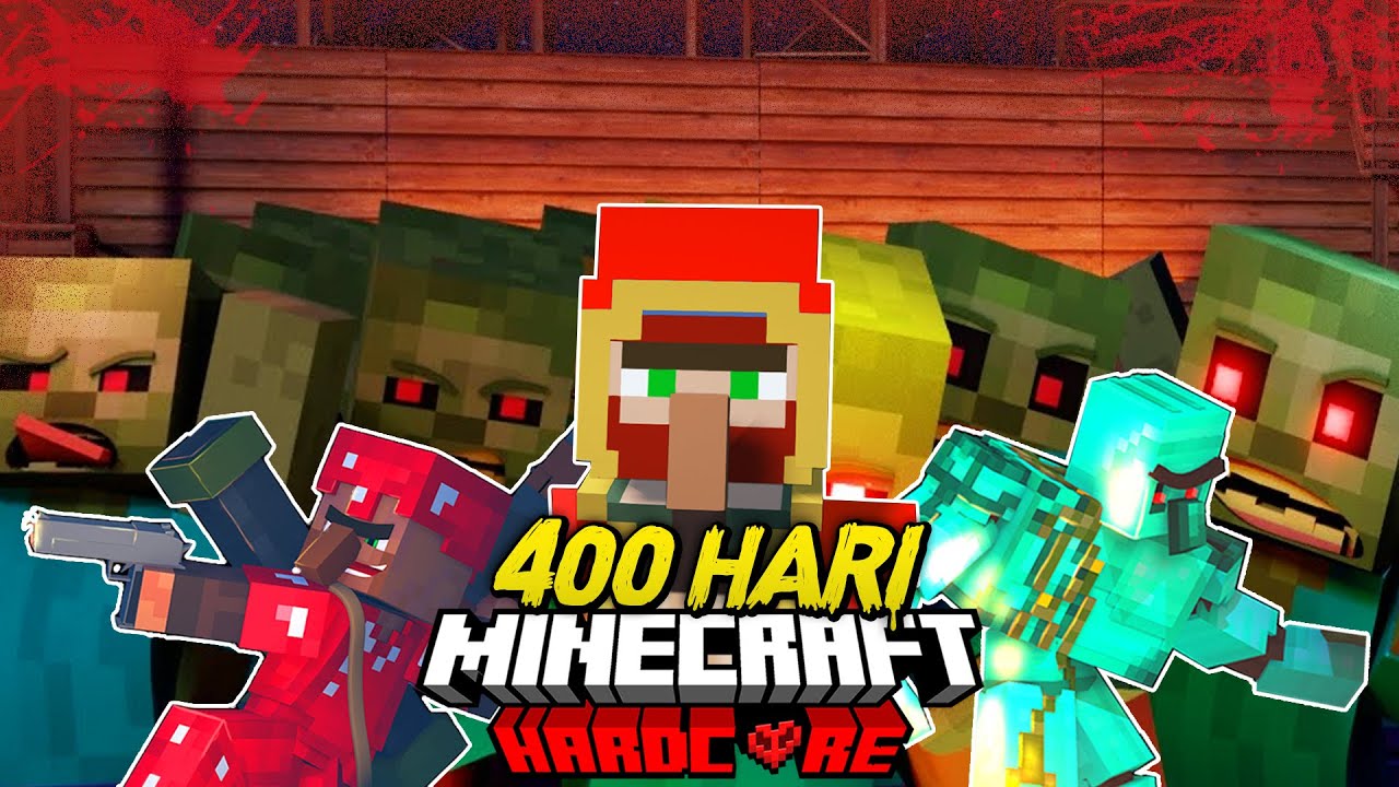 400 Hari Minecraft Hardcore: Zombie Apocalypse (Final Episode!) - YouTube