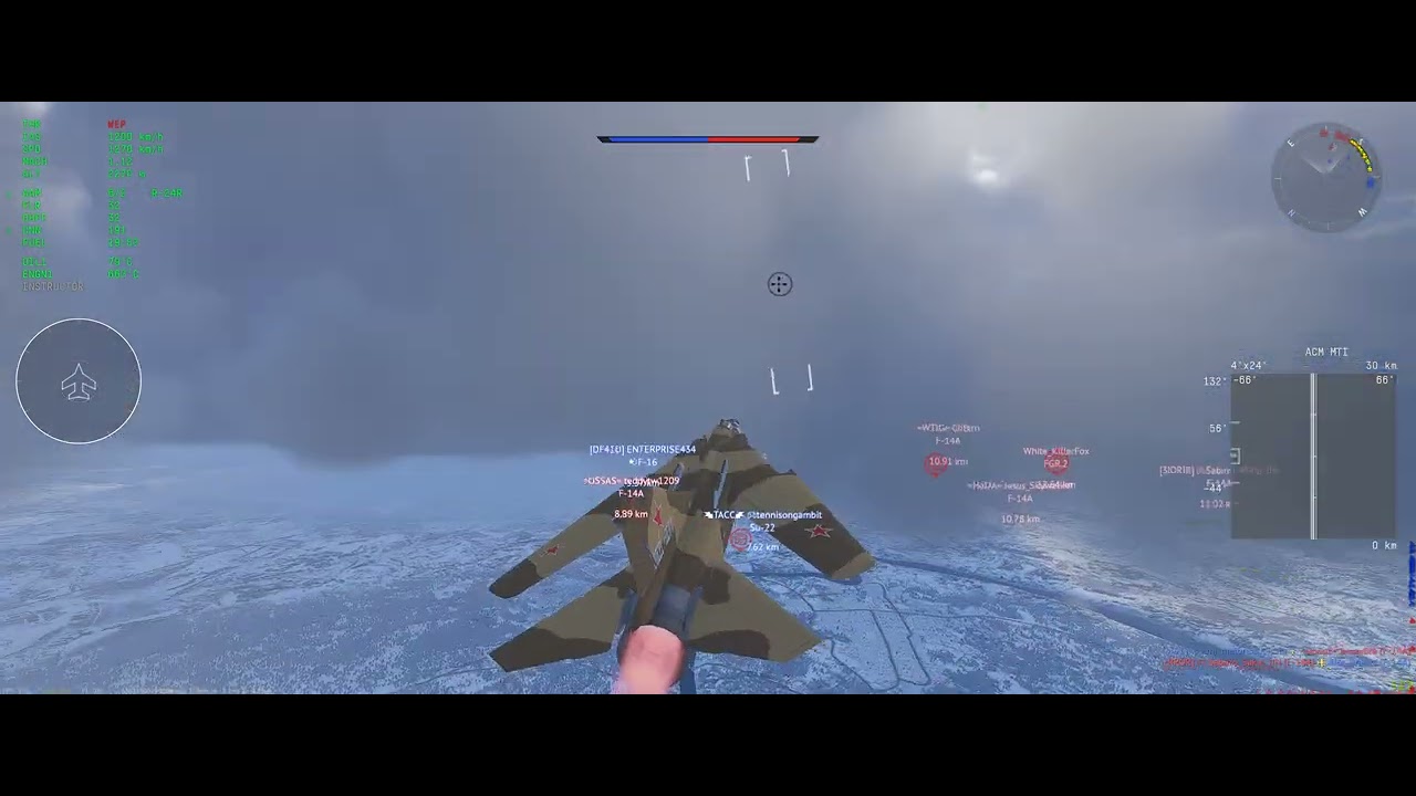 Mig-23 MLD War Thunder RWR sound mod - YouTube