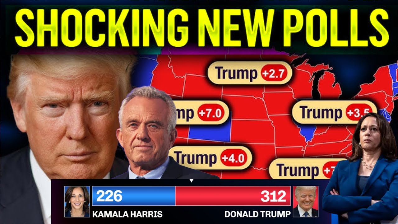 Kamala vs Trump New 2024 Election Map Prediction After RFK Jr ENDORSES ...
