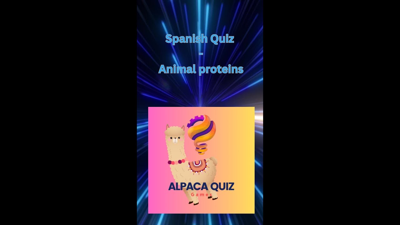 Animal Proteins in Spanish - YouTube