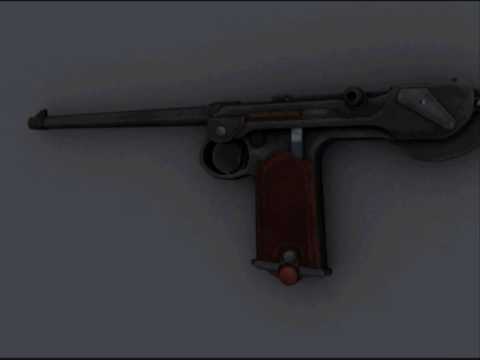 Borchardt C93 Pistol - YouTube