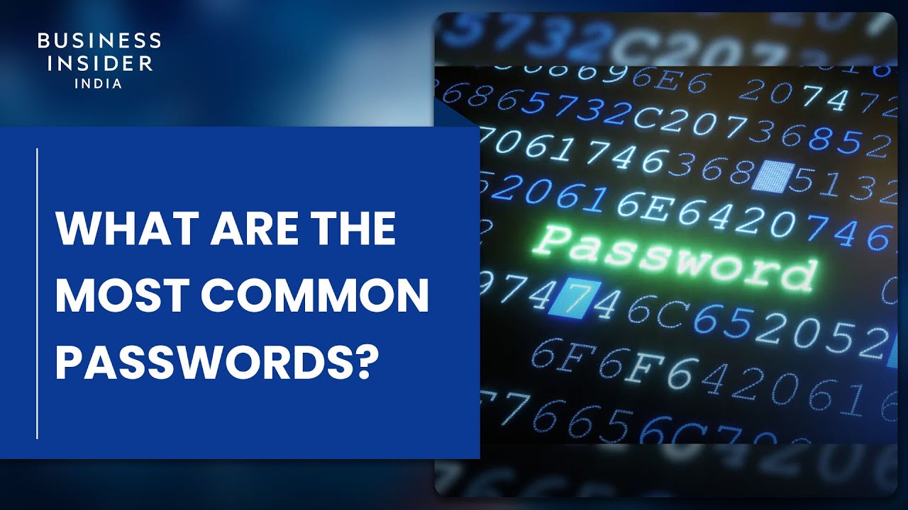 Here Are The Most Common Passwords In India In 2022 - YouTube