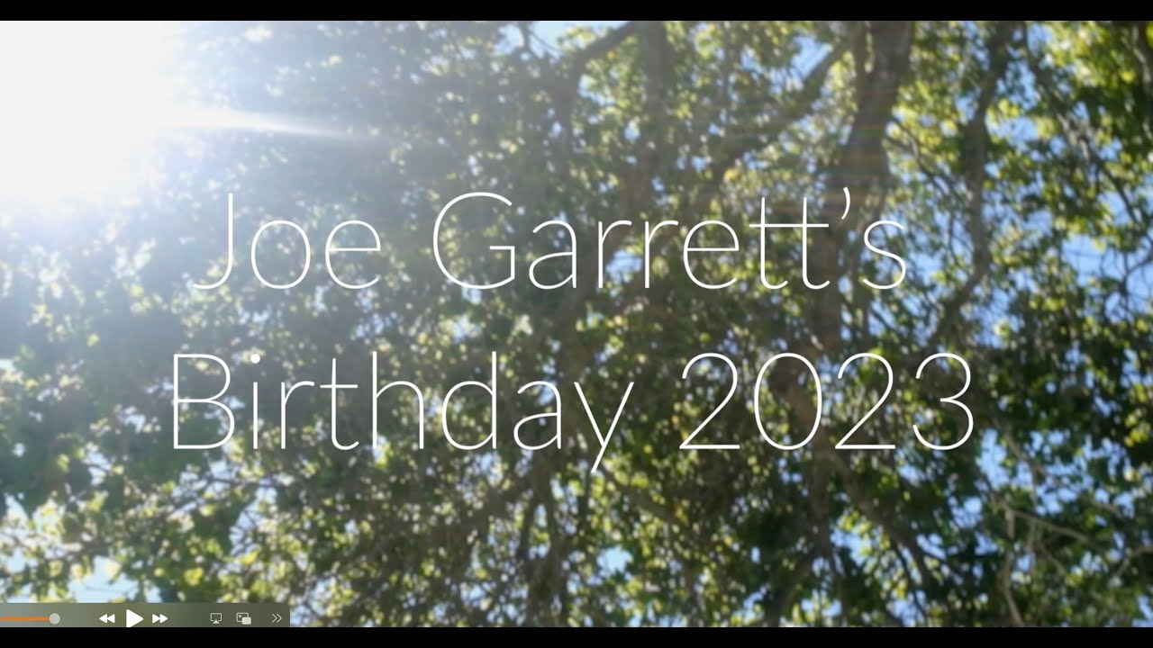 Documentary: Joe Garret's birthday - YouTube