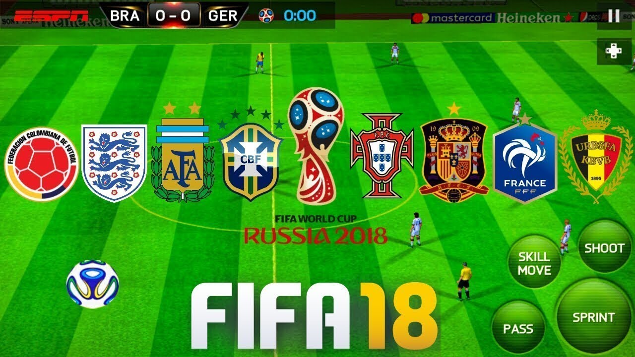 УСТАНОВКА FIFA 18 MOD FIFA 14 ANDROID OFFLINE / WORLD CUP RUSSIA - YouTube