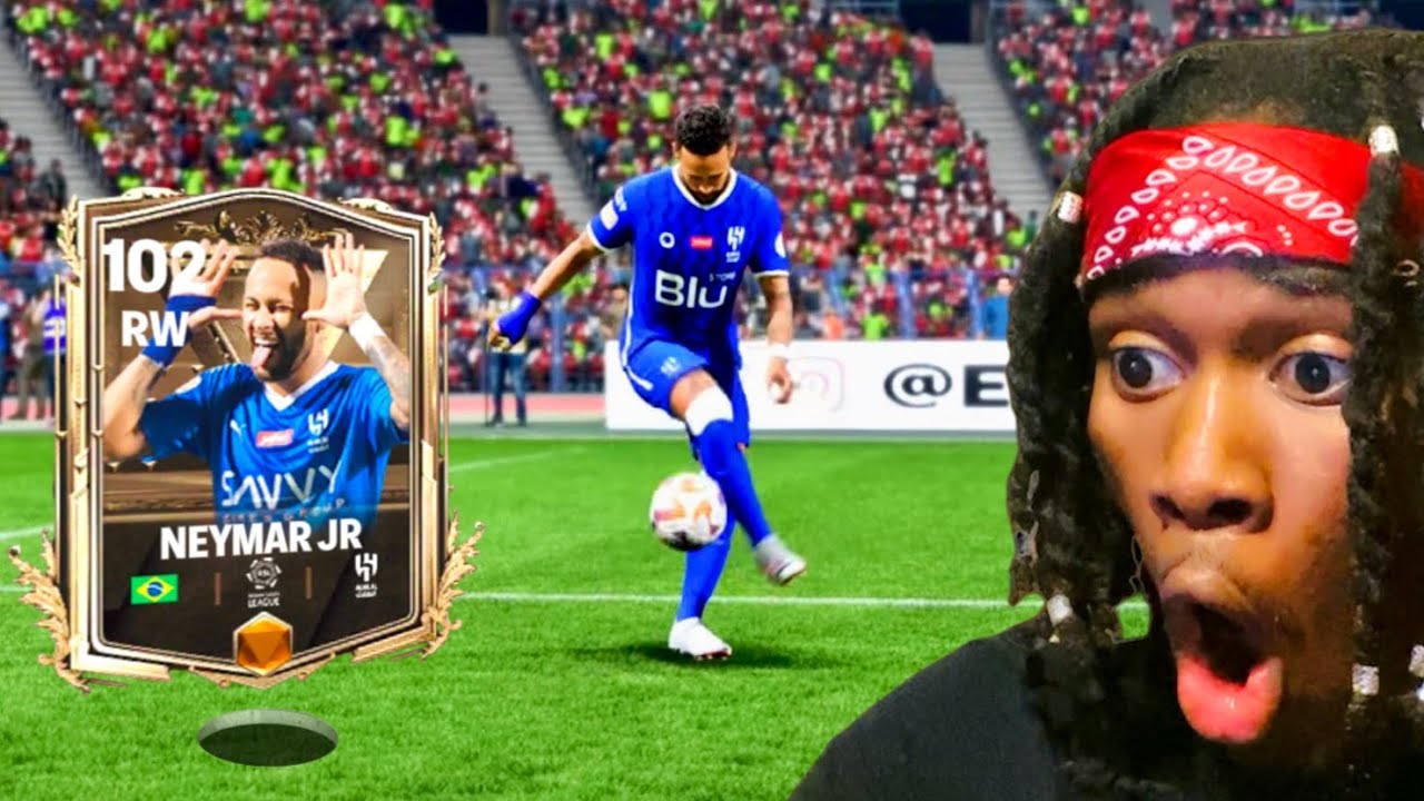 Neymar with 102 Dribbling is INCREDIBLE - FC MOBILE - YouTube