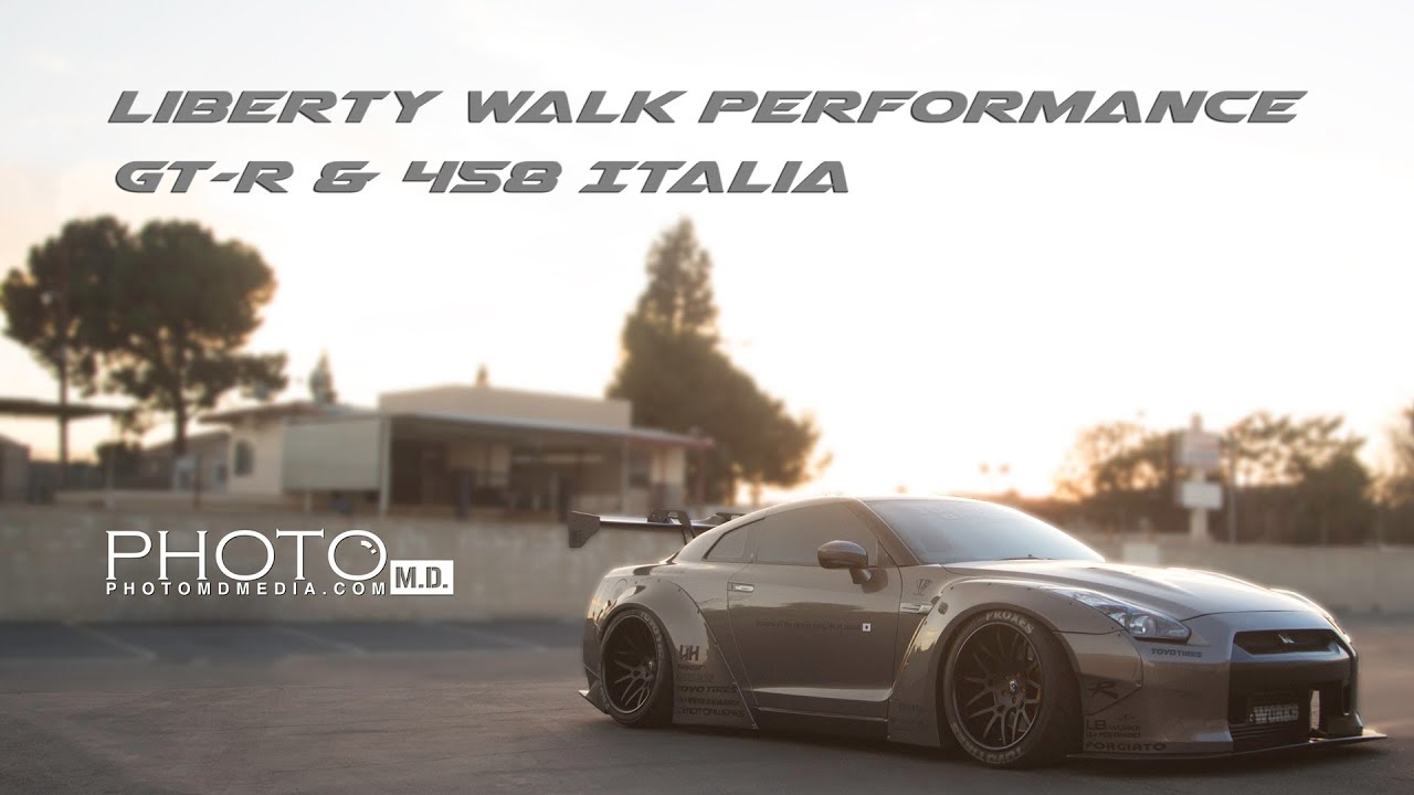 Liberty Walk Performance | GT-R & 458 Italia - YouTube
