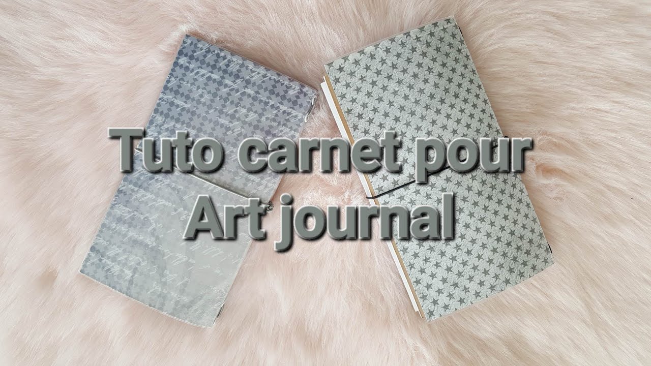 TUTO EN DUO : Carnet art journal - YouTube