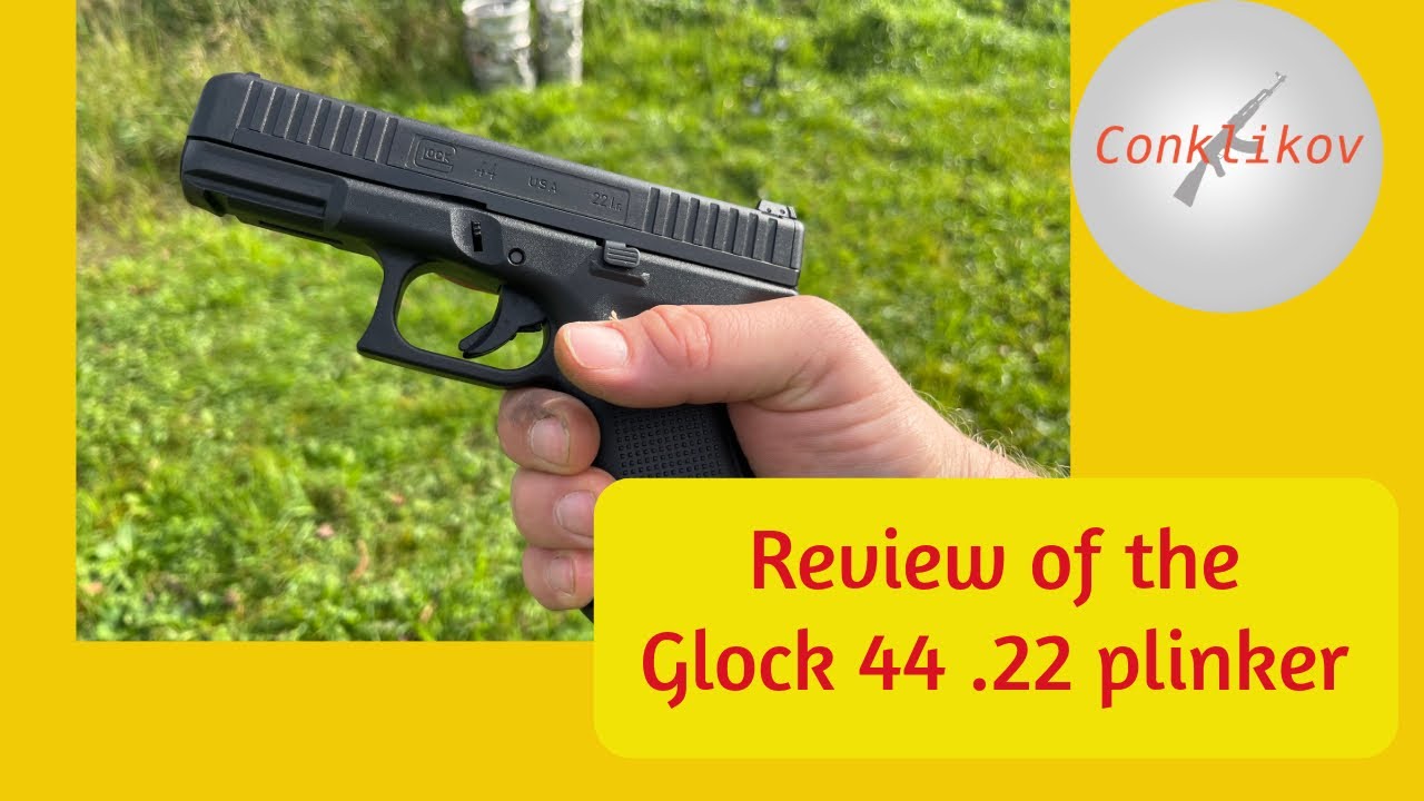 Review of the Glock 44 .22 lr A darn good plinker - YouTube