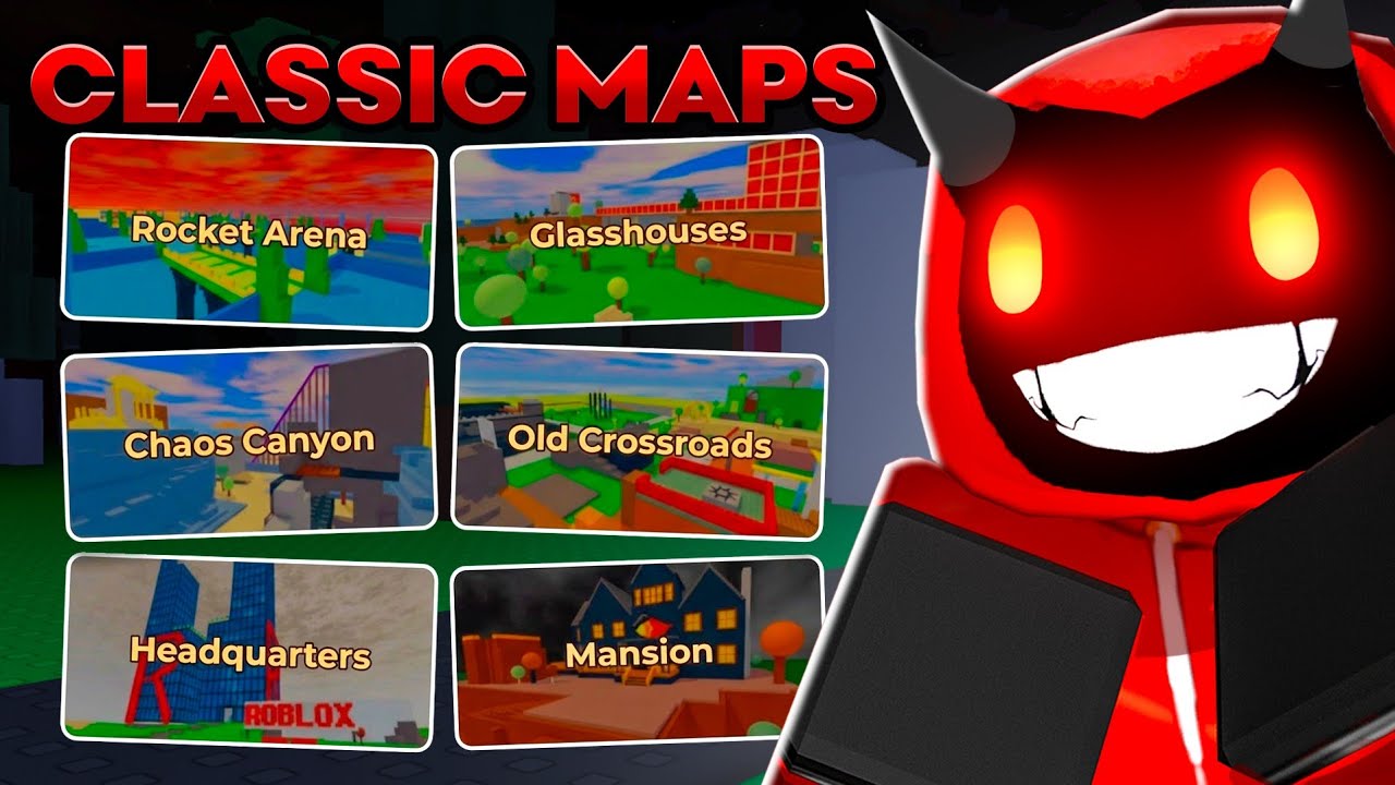 I Played Forsaken BUT, On CLASSIC ROBLOX MAPS... - YouTube