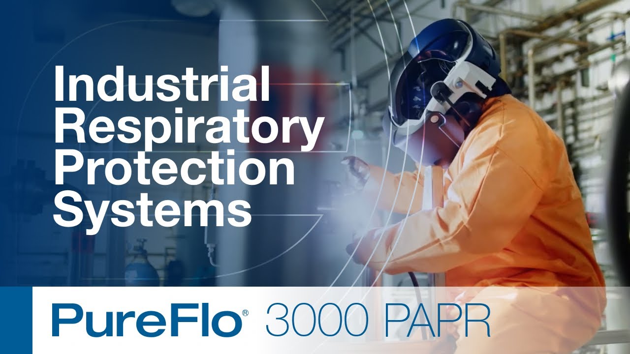 PureFlo 3000 PAPR | Industrial Respiratory Protection Systems - YouTube