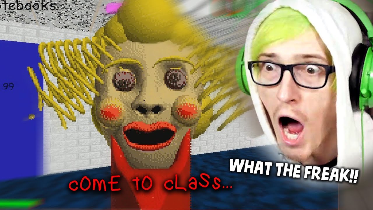 BALDI'S NEW TEACHER SCARED THE LIFE OUT OF ME - Baldi's Basics - YouTube
