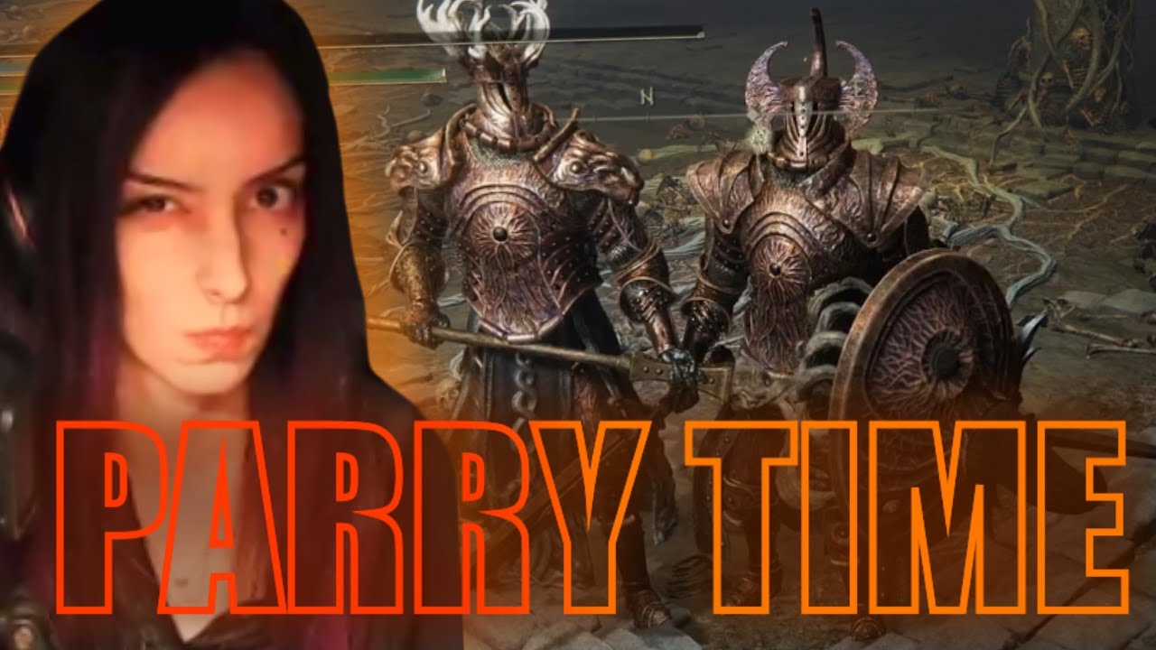 PARRY ONLY - Crucible Knight Bros (Crucible Knight Ordovis and Crucible ...