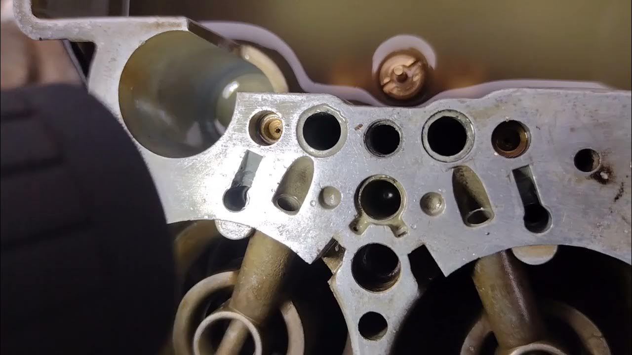 Battling the Holley 2 barrel carb again Changing jets, modifying idle circuit 360 Mopar Dodge ...