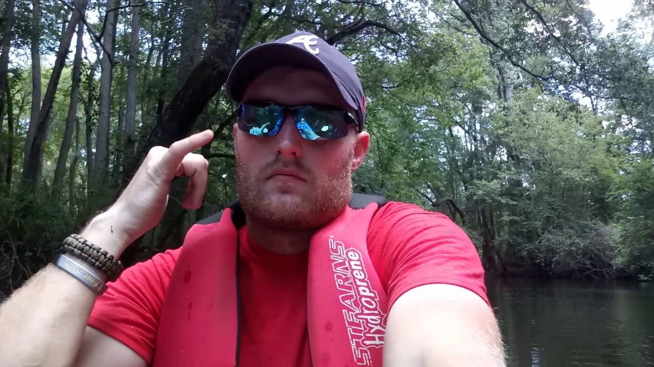 Kayaking the lumber river Wagram NC - YouTube