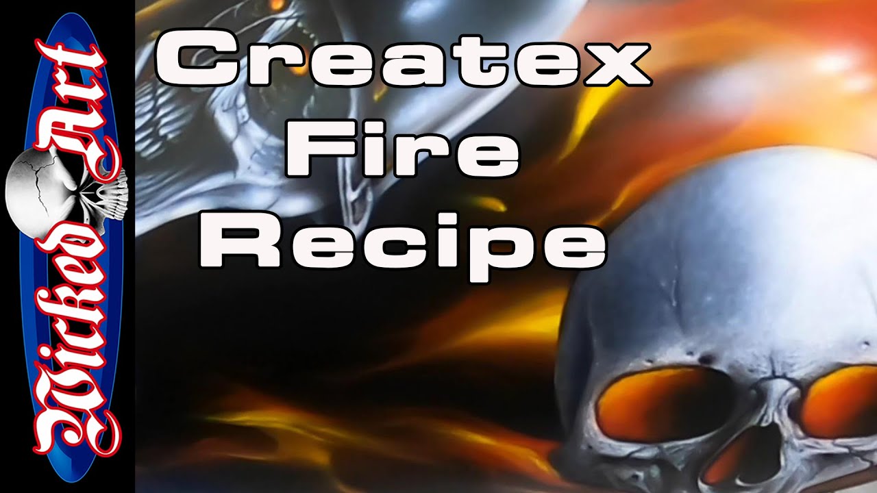 Createx Colors Fire Recipe - YouTube