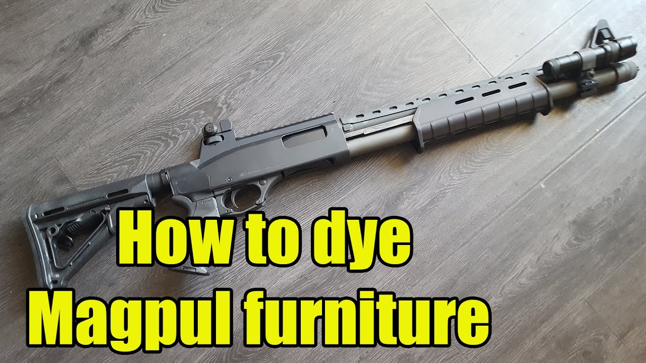 Dying Magpul Furniture tutorial - YouTube