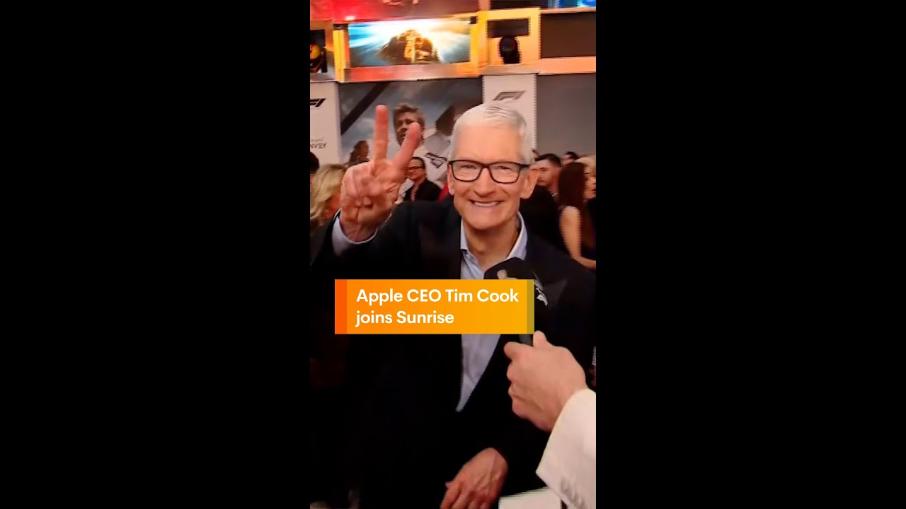 Apple CEO Tim Cook joins Sunrise - YouTube