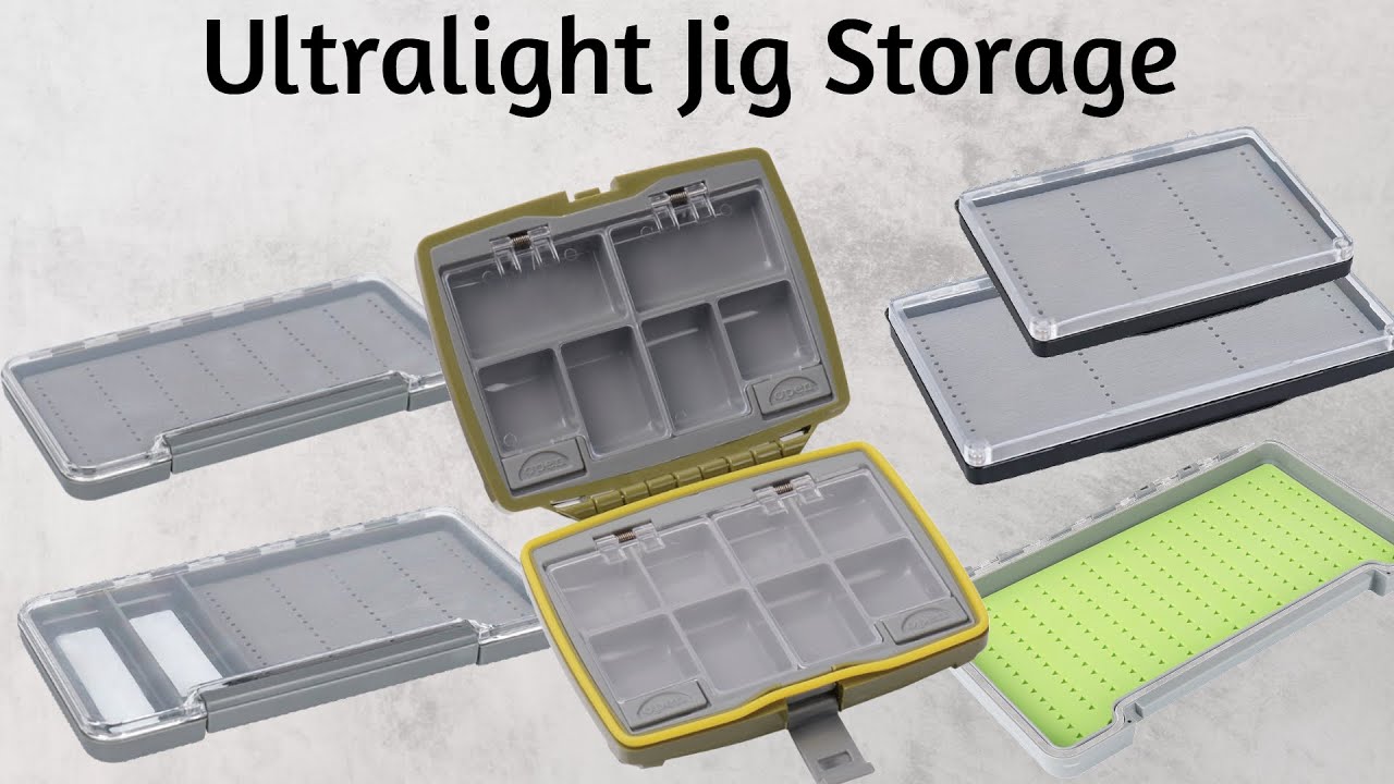 TYPES of Jig Tackle Boxes (Ultralight Fishing) - YouTube