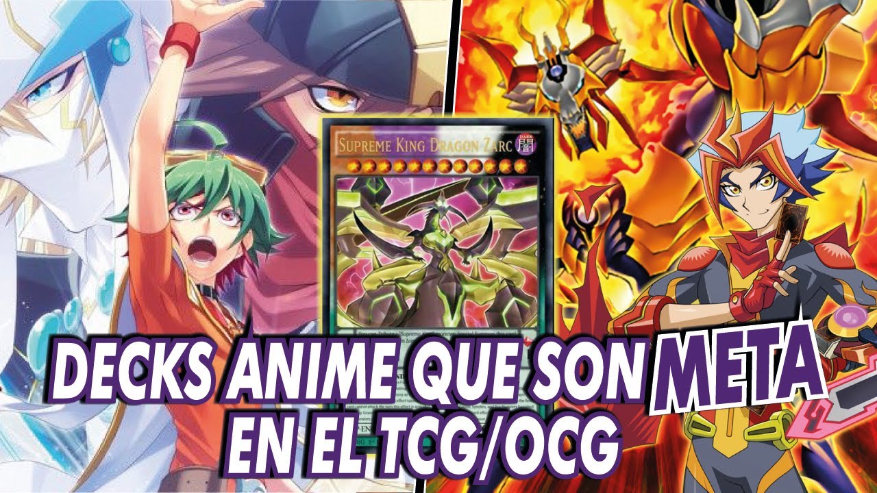 DECKS Del ANIME que Lograron ser META | YuGiOh! Anime - YouTube