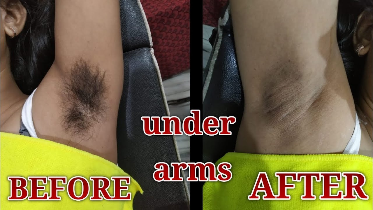 Underarms waxing step by step easy way - YouTube