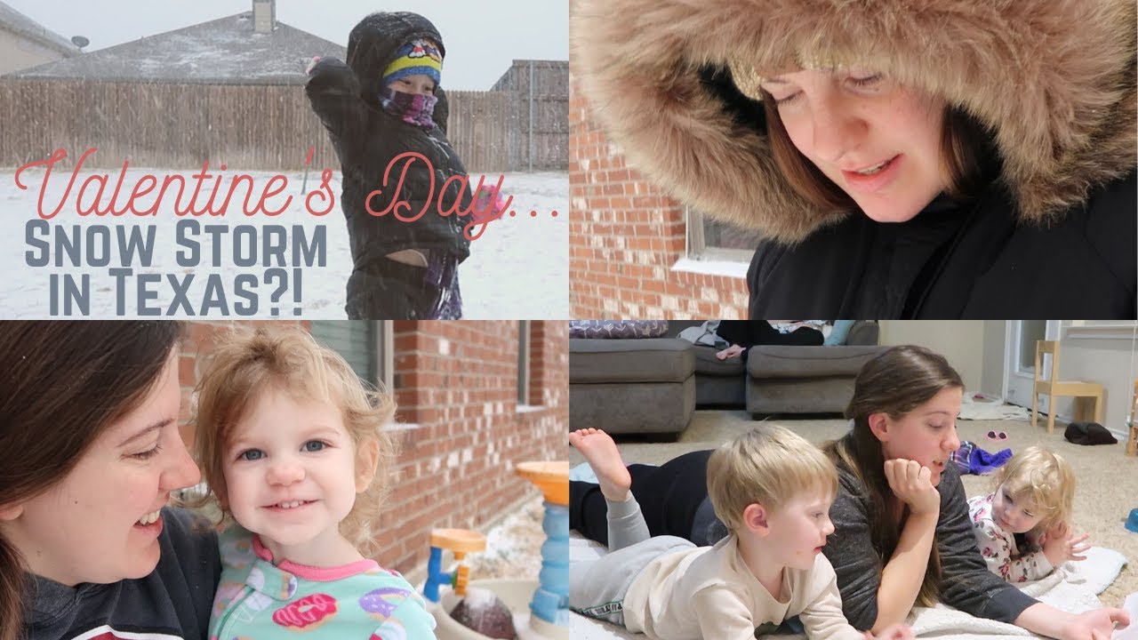 TEXAS SNOWPOCALYPSE Part 1 || Valentine's Day - YouTube