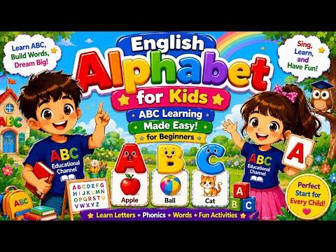 English Alphabet for Kids | ABC Learning Made Easy for Beginners - YouTube
