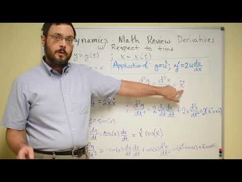 Dynamics - Calculus Review - Derivatives with Respect to Time - YouTube