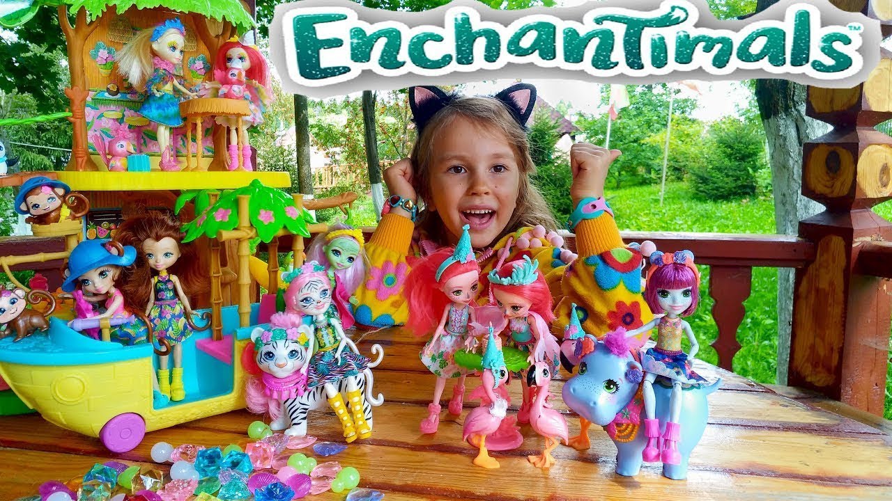 #Мультик Куклы Энчантималс Кафе все серии #Junglewood #Enchantimals ...
