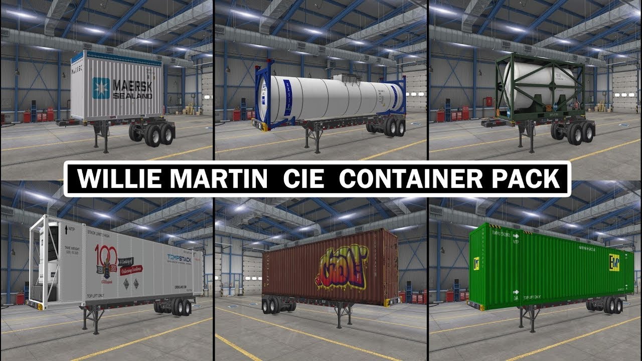 ATS 1.47 | Willie Martin CIE Container Pack V6 Final (Update) | #117 ...