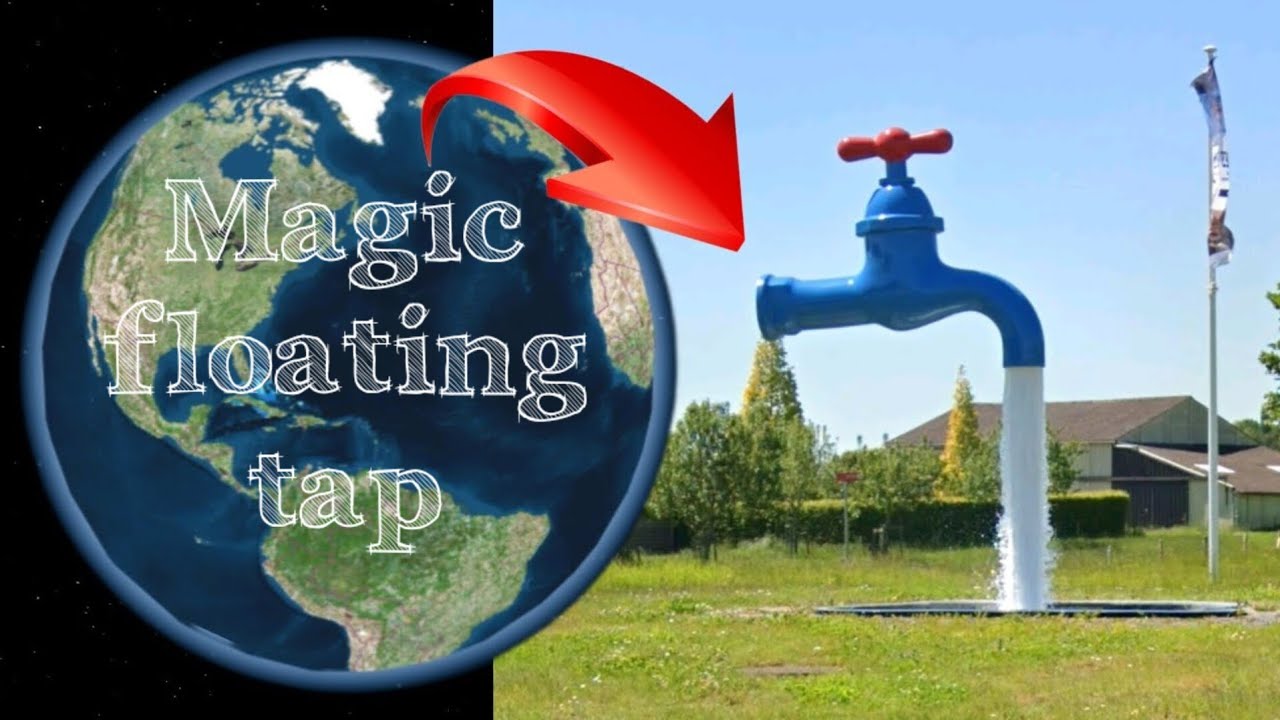 Magic floating tap on google earth and google maps - YouTube