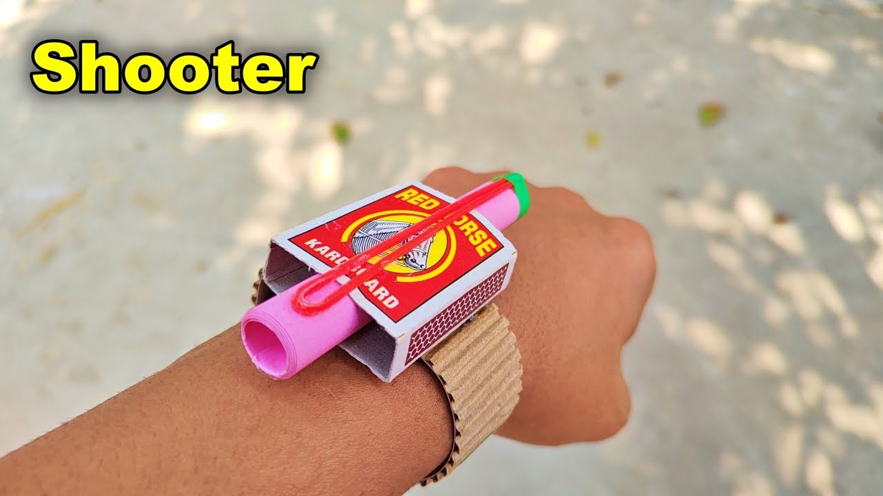 Incredible DIY Rubber Band Gun in Just 3 Minutes! - YouTube