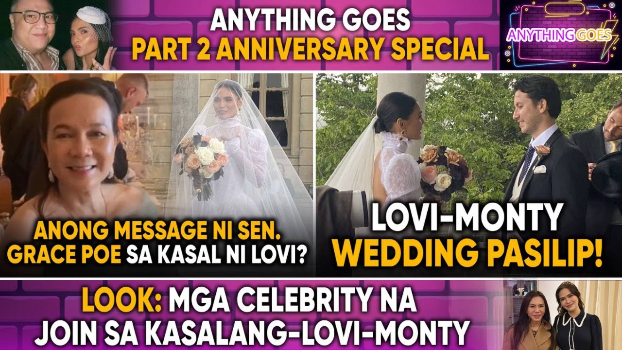 WEDDING PASILIP! GRACE POE PANATAG SA MISTER NI LOVI | Anything Goes - YouTube