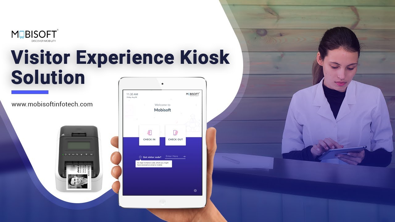 iPad Visitor Management System By Mobisoft Infotech - YouTube