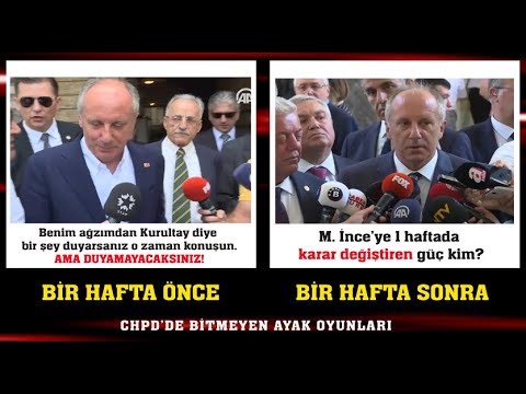 Muharrem İnce Yalanları (CHP Karıştı-Kurultay yok dedi sonra çark etti)