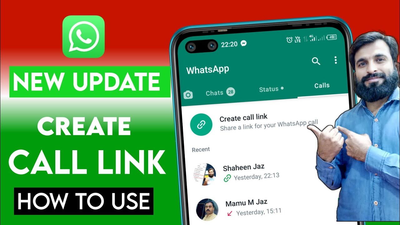 WhatsApp new Update | WhatsApp call link kya hai Kaise ause kare ...